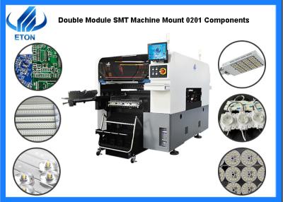 China Van de de Oogstplaats van 0201 Componentensmt van het de Machine Dubbele Wapen Dubbele de Steun Hoofd ultra Hoge Precisie for sale