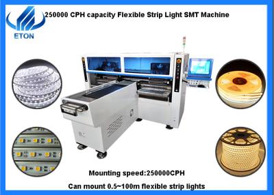 中国 柔らかいストライプライトのためのピックアンドプレイスマシン 1M - 100M 250000CPH ダブルモジュールヘッド 販売のため