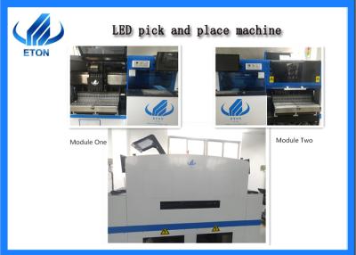 China Picareta do módulo duplo da máquina da montagem de SMT do monitor do tela táctil e equipamento 8KW do lugar à venda