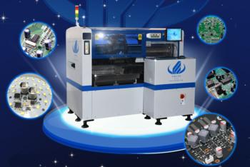 China Magnetic Linear Motor Pick And Place Machine , SMT Mounting Machine High Speed for sale