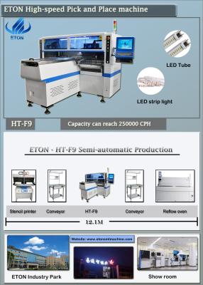 Cina Scelta di SMT del sistema duale e macchina 25W lineare magnetico CPH del posto per RGB in vendita