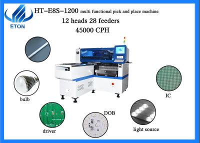 China Linear Motor SMT Pick And Place Machine Windows 7 45000CPH For LED Lights for sale