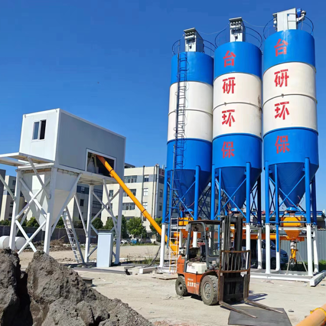 Automatic cement silo operation