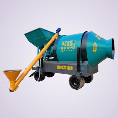 China Double 5.5KW Self Loading Cement Mixer Automated Self Batching Concrete Truck 750Ltr for sale