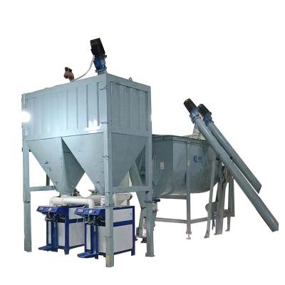 China Ceramic Tile Adhesive Production Line Dry Mix Mortar Manufacturing Plant 380V for sale