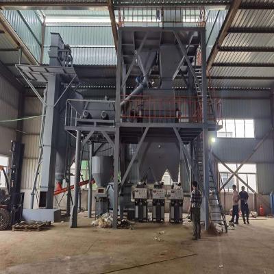 China High Output Dry Mortar Equipment 5kW Small Dry Mortar Batching Plant  100 Tons/H for sale
