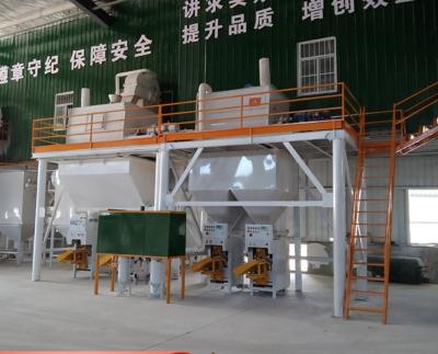 China Line Dry Mortar Production Machine Screw Simple Dry Mortar Production Line 5000 kg for sale