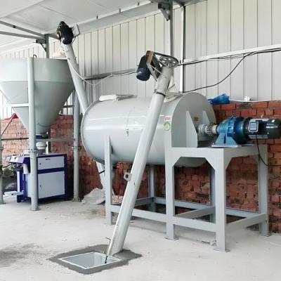 China 1500kg Powder Simple Dry Mortar Production Line Industrial Dry Mixed Mortar Production Line for sale