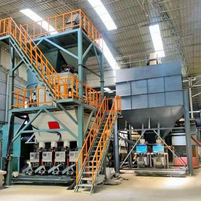 China Wall Putty Dry Mix Mortar Plant Supplier Ceramic Tile Adhesive Making Machine Carbon steel for sale