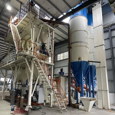 China Cement Silo Storage Tank For Construction Concrete Mixing Plant Dry Mix Mortar Plant for sale