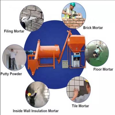 China 5000 KG Dry Mixed Mortar Production Line For Manufacturing Plant And Construction Works for sale