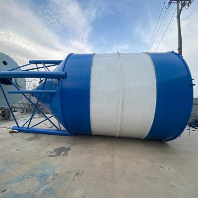 China White Blue 100 Tonnes Cement Storage Tank 80 Ton Concrete Plant Silo for sale