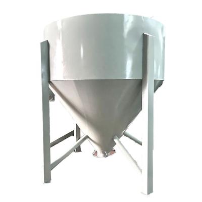 China Screw Mixer Type Feed Hopper Bins Vertical Cement Silo Dry Powder Mortar Silo White for sale
