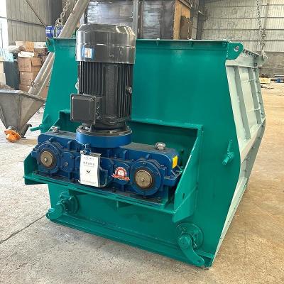 China Chemical Dry Paddle Powder Mixer Dual Axis Non Gravity Mixer In Dry Powder Granular And Horizontal Mixing Equipment for sale