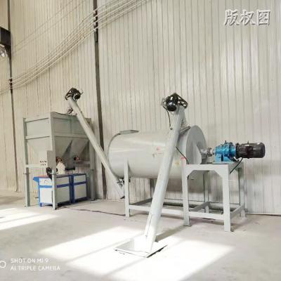China Ruisitong Inline Stainless Steel Ribbon Mixer 1000L-5000L Horizontal Mixer Blender for sale