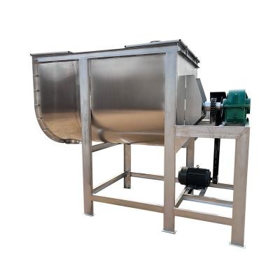 China Easy Operation Horizontal Ribbon Mixer Dry Mortar Mixer Machine 1000kg-5000kg for sale