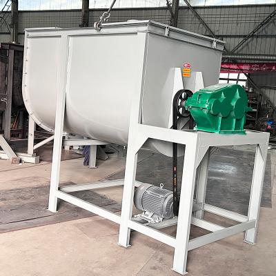 China Horizontal Powder Ribbon Blender Particle Flake Ribbon Powder Mixer 1TPH -10TPH for sale