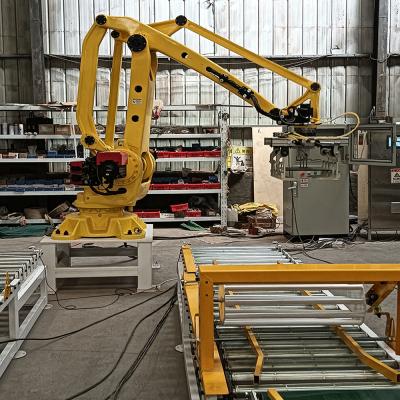 China New Quicklime Robotic Arm Palletizer 180kg Load Palletizing Robot Arm for sale