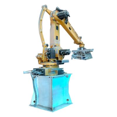 China Ultra Efficient Industrial Robotic Palletizer Manufacturer 25KG Woven Bag Stacking And Unstacking Machine for sale