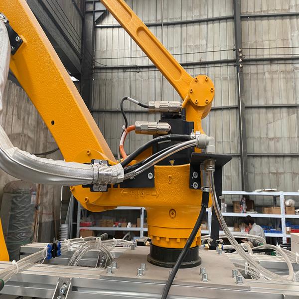 Quality Robotic Arm Palletizer With Arm type Clamping For Stacking Bags for sale