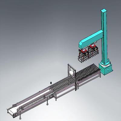China PLC Soybean Flour Robot Palletisers Toner Automatic Robotic Palletizer for sale