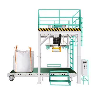 China Impeller Rotation Pellet Bagging Machine For 500kg 1000kg Rice for sale