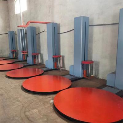 China 2000kgs Industrial Automatic Pallet Shrink Wrap Machine PLC For Pallets for sale