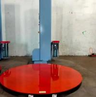 China Turntable Automatic Shrink Wrap Machine For Pallets 2000mm for sale