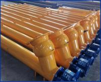 China Automatic Flex Screw Conveyor System Dust Auger Conveyor with Hopper 10m for sale