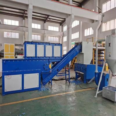 China Waste Recycling Plastic Single Shaft Shredder Machine For Pipes/Sheet/Profile/Lumps/barrels Te koop