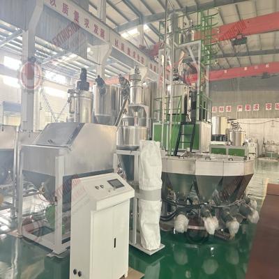 China Automatic Plastic PVC compounding powder mixing additives weighing dosing plant for sale