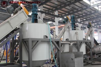 China PE Bottle Crushing Plastic Recycling Machine 100 - 500KW Power Stable Working for sale
