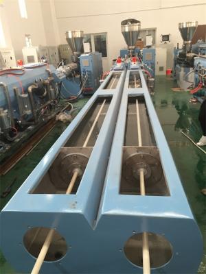 China Double Electrical Threading PVC Pipe Production Line 16 - 40mm Pipe Dia for sale