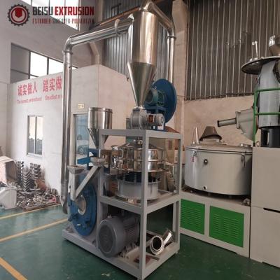 China 500kg/H 10mm LDPE LLDPE Pe Pulverizer With Disc Blade for sale