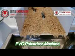 plastic pvc wpc spc 8mm pulverizer grinder machine