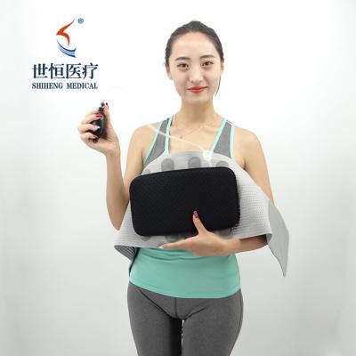 China Grey color waist trainer shaper breathable with three pads waist belt slim S-XL size for sale