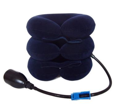 China Adjustable neck traction inflatable cervical traction collar comfortable to wear for sale