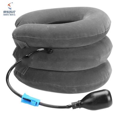 China Inflatable cervical neck pillow adjustable neck collar cervical manufacturer for sale