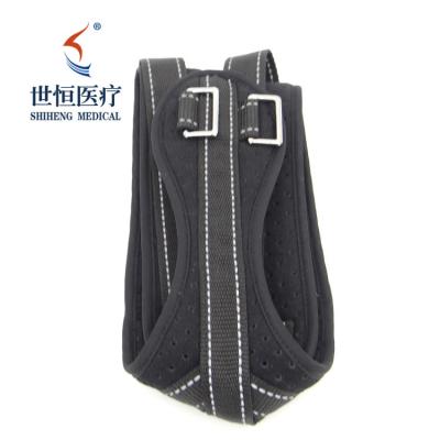 China Adjustable Shoulder Support Leather Back Support Posture Corrector for sale
