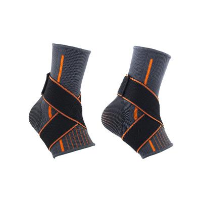 China Ankle Support Sleeve Compression Adjustable Elastic Sports Basketball Ankle Brace for sale