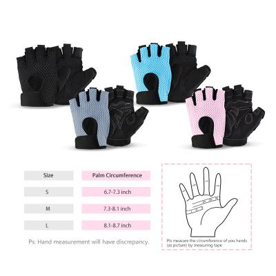 China Hampool Breathable Workout Weight Lifting Fitness Women Men Sport Gym Gloves for sale
