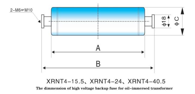 High Voltage Current Limiting Fuse for Oil-Immersed Transformer Backup Fuse Protection