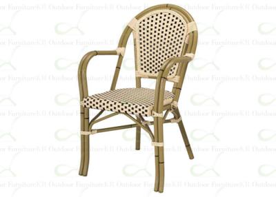 China Outdoor Resin Wicker Chairs Synthetic Rattan & Bamboo Restaurant Chairs for sale