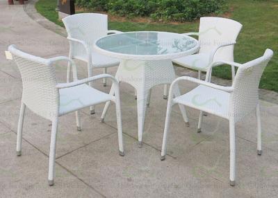 China Outdoor Dining Sets All-weather Garden Wicker Furniture Rattan Seating for sale