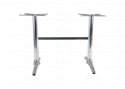 China Twin Table Bases Outdoor Commercial Restaurant Table Aluminum Table Base for sale