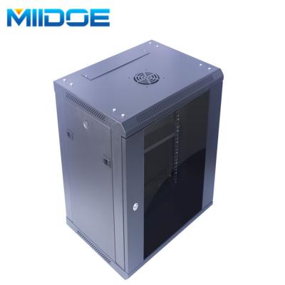 China Miidoe 15U communication equipment OEM wall mounted cabinet server rack 600*450*15u for sale