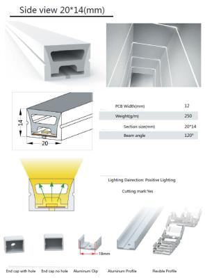 Cina Colore latteo impermeabile montato messo della metropolitana IP68 del silicone del LED chiaro in vendita