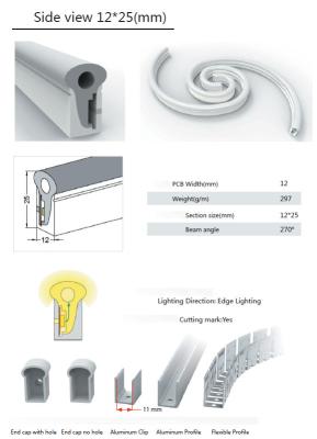 Cina Tubo flessibile in gomma siliconica per strisce LED a parete per illuminazione domestica in vendita