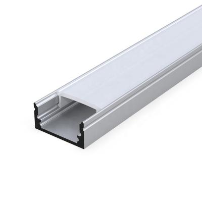 Cina profilo montato di superficie 3m di 1m 2m LED per colore d'argento principale delle strisce in vendita