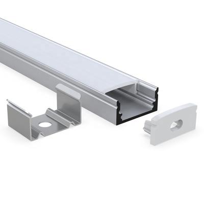 Cina profilo montato di superficie 3m di 1m 2m LED per colore d'argento principale delle strisce in vendita